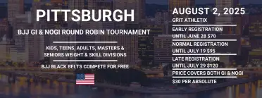 Grappling Industries PITTSBURGH - Jiu-Jitsu Tournament in Pennsylvania